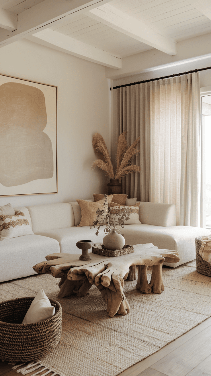 14 Minimal Boho Living Rooms That Perfectly Balance Calm and Character ...