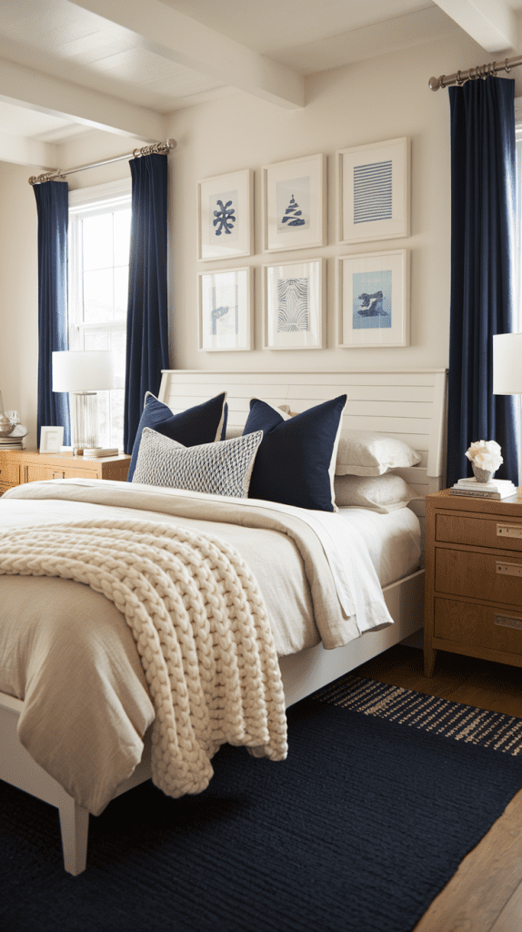 50+ Navy Blue Bedroom Design Ideas | Transform Your Space - Moss & Main