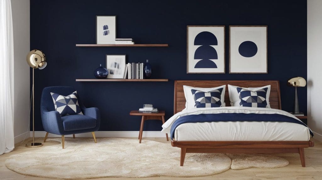 50+ Navy Blue Bedroom Design Ideas | Transform Your Space - Moss & Main