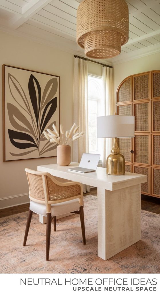 Neutral Home Office Ideas | 15+ Office Designs - Moss & Main