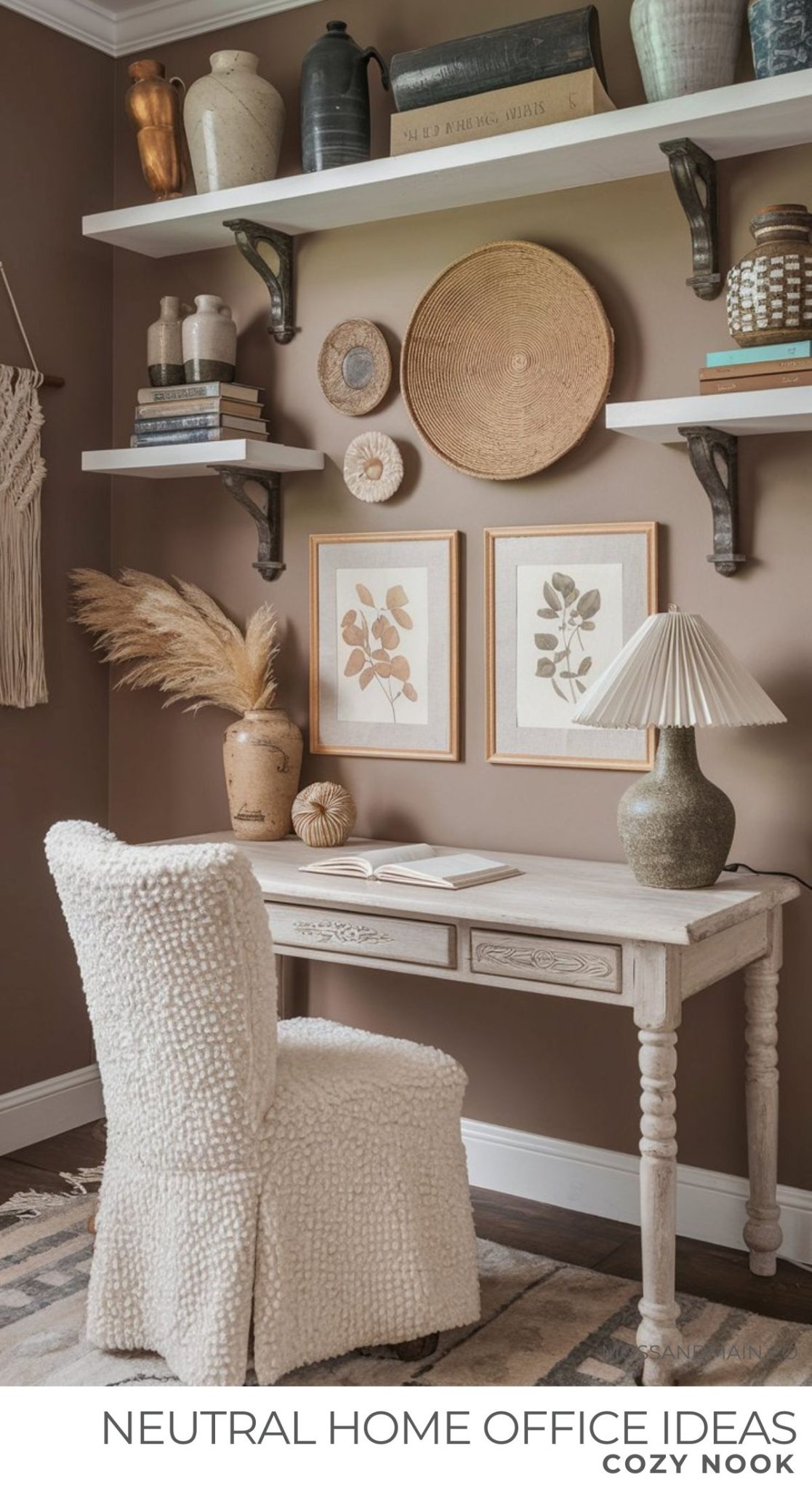 Neutral Home Office Ideas | 15+ Office Designs - Moss & Main